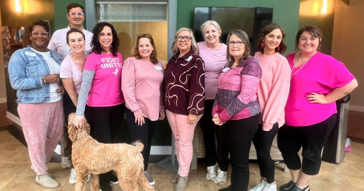 Home Instead of Gastonia Paints the Town Pink for Breast Cancer Awareness