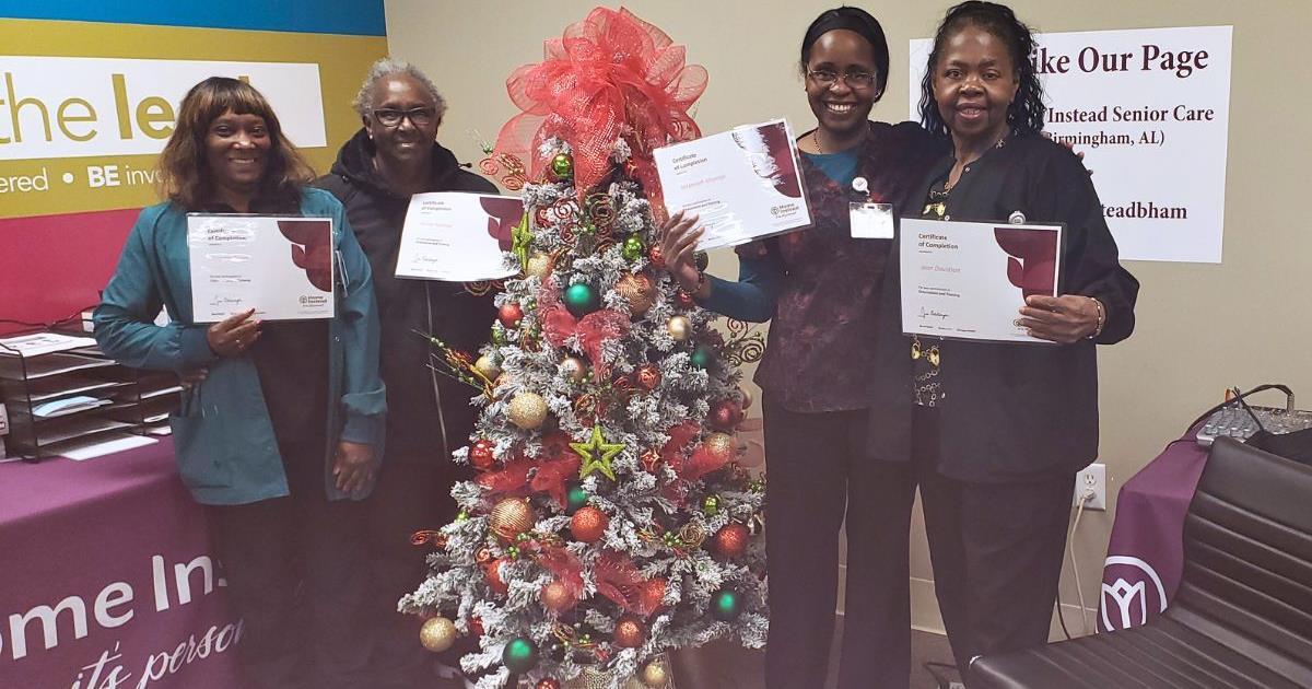 Home Instead Caregivers Complete Training in Birmingham, AL