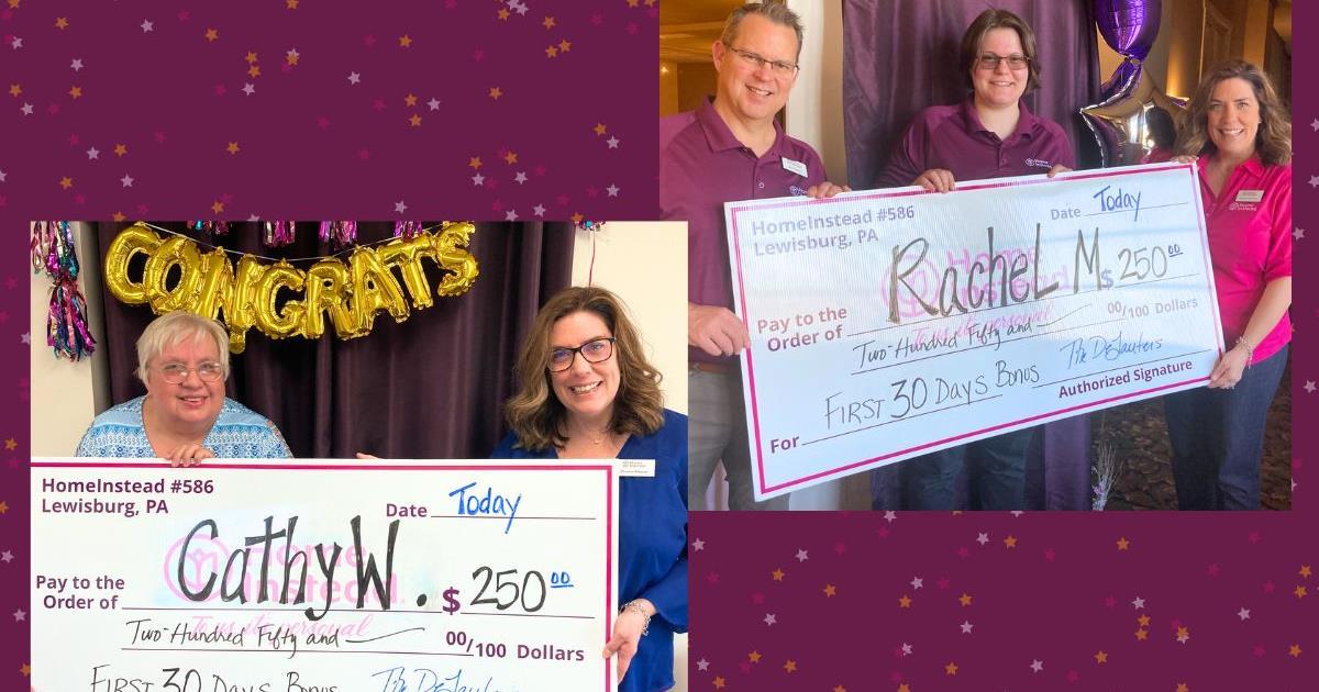 Cathy & Rachel Celebrate Their First 30 Days With Home Instead of ...
